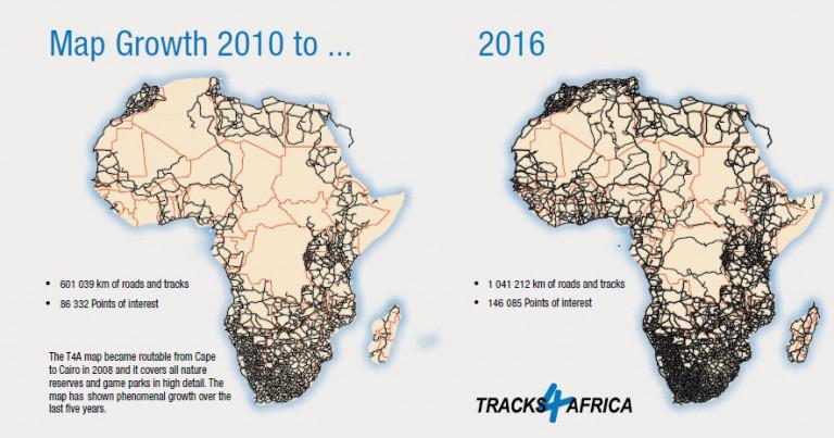 More than 1 million kilometres of roads covered! - Tracks4Africa Blog