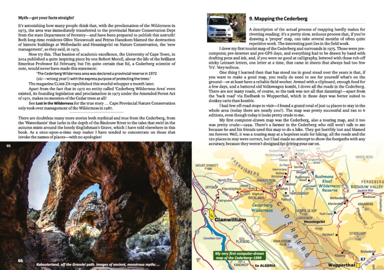 Cederberg the book: Peter Slingsby's love for the land - Tracks4Africa Blog